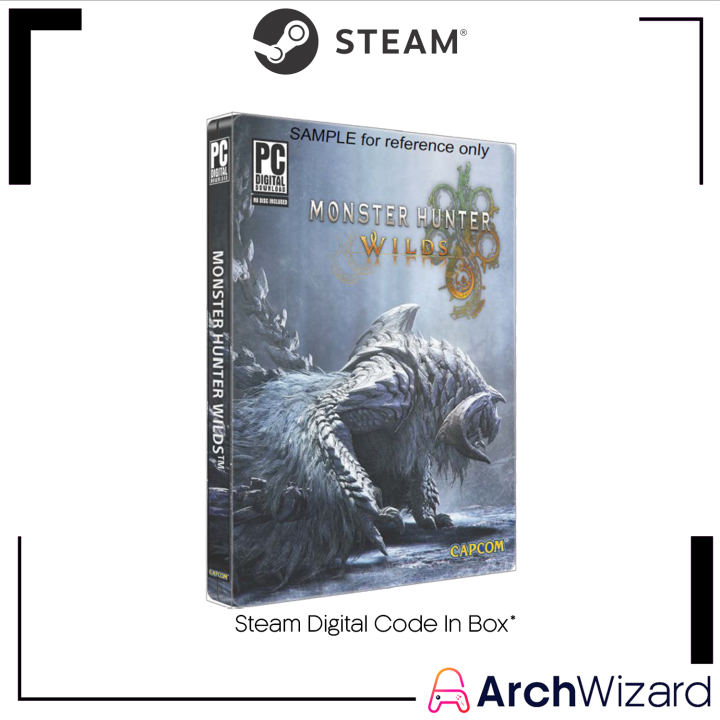 Monster Hunter Wilds Code In Box PC Steam Steelbook Edition - Action ...