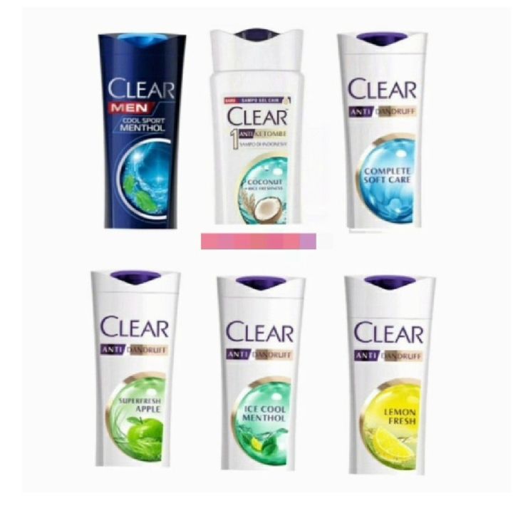 Sampo Clear Anti Ketombe/Men Anti-Dandruff Nourishing Sampo Botol 60ml ...
