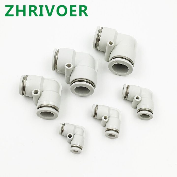 Od Hose Tube One Touch Push In Air Pneumatic Fitting Quick Connector Fittings Plastic Gas White ...