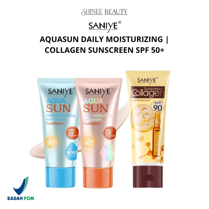 SANIYE AQUASUN Daily Moisturizing Sunscreen - SPF 50+ PA++ | Lazada ...
