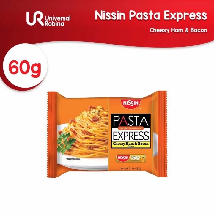 Nissin Pasta Express Cheesy Ham and Bacon (60g) | Lazada PH
