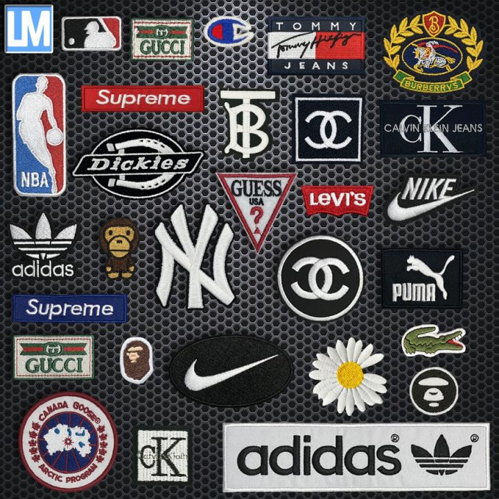 Brand computer embroidery badges clothing accessories patch cloth ...