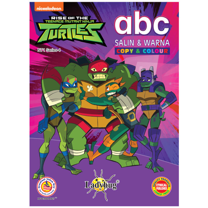 Teenage Mutant Ninja Turtles Abc Copy & Colour NT1 SERIES 4 | Lazada