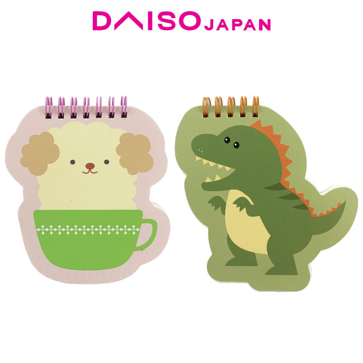 Daiso Die Cut Spiral Notepad (60 pages) | Lazada PH