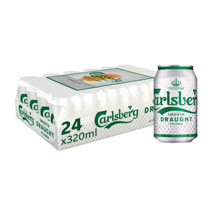 Carlsberg Smooth Draught Beer 320ML 24s Can | Lazada Singapore