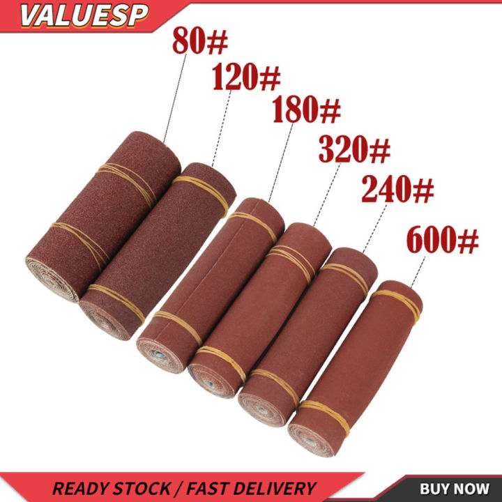 1M 80-600 Grit Emery Cloth Roll Polishing Sandpaper for Grinding Tools ...