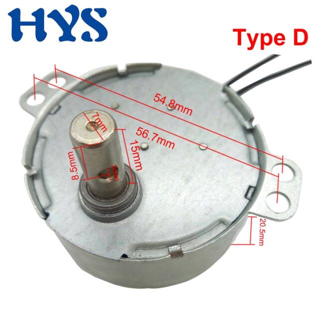 Gear Motor Dc 3v 5v 6v 12v 24v Speed Reducer 2rpm To 100rpm Electric ...
