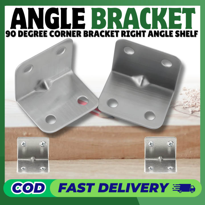 L-Shaped Corner Bracket | Heavy-Duty Straight Corner Support for Wood ...