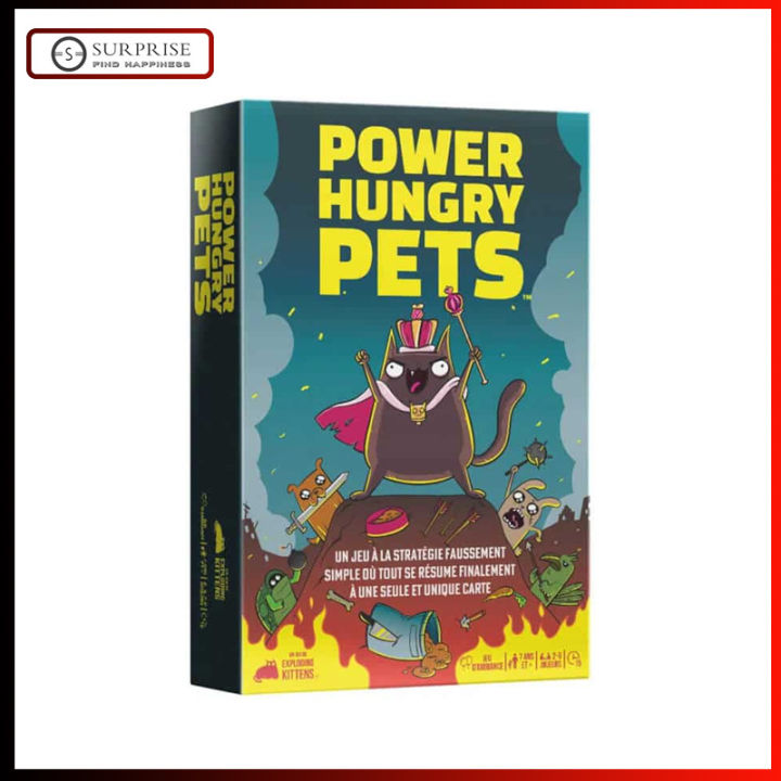 Exploding Kittens Card Game Power Hungry Pets Strategic and Simple ...
