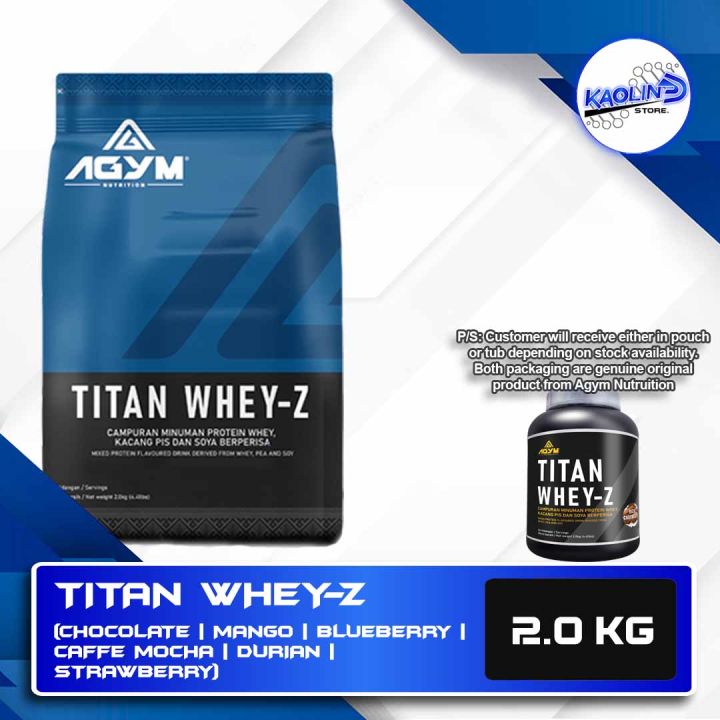 Agym Nutrition Titan Whey 2.0 kg - Halal Whey Protein Powder (Halal ...