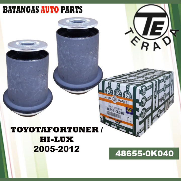 TERADA LOWER ARM BUSHING TOYOTA FORTUNER / HI-LUX 2005-2012 48655-0K040 ...