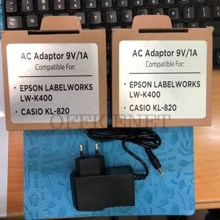 ADAPTOR FOR Printer EPSON LW-K400 CASIO KL-820 CHARGER COMPATIBLE ...