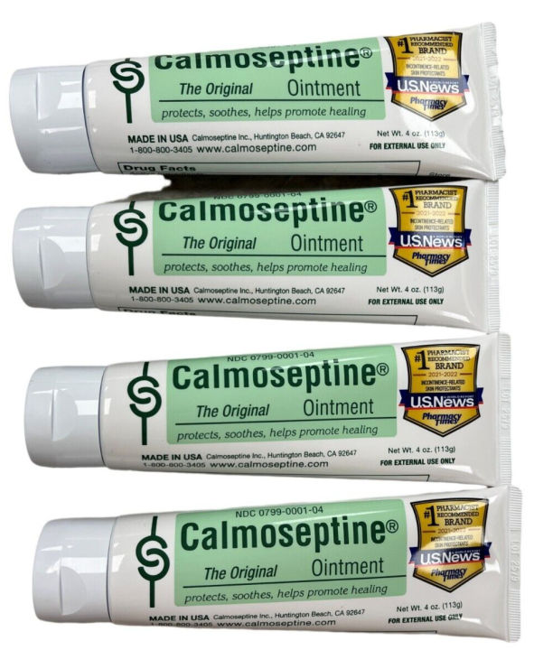 Calmoseptine Ointment 4oz 113g Zinc Oxide Petrolatum Menthol Lanolin ...