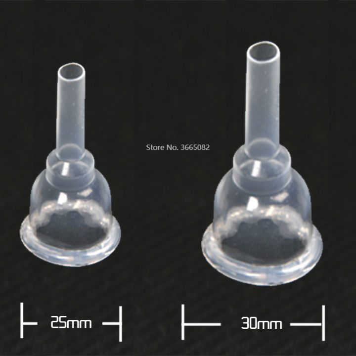 5pcs latex/silicone seldhering male external catheter urinal drainage ...