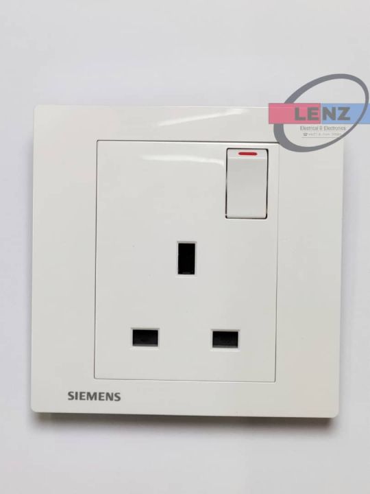 SIEMENS 13A Switch Socket Outlet (Relfa Series) | Lazada