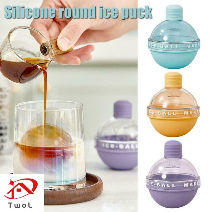 TwoL 1pcs Light Bulb Shape Ice Cube Frozen Mold/Spherical Jelly Ice ...