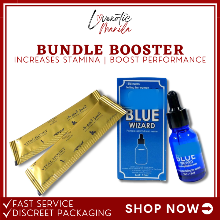 [ BOOSTER BUNDLE ] BlueWizard Drops for Women + Vital Honey VIP 2 ...