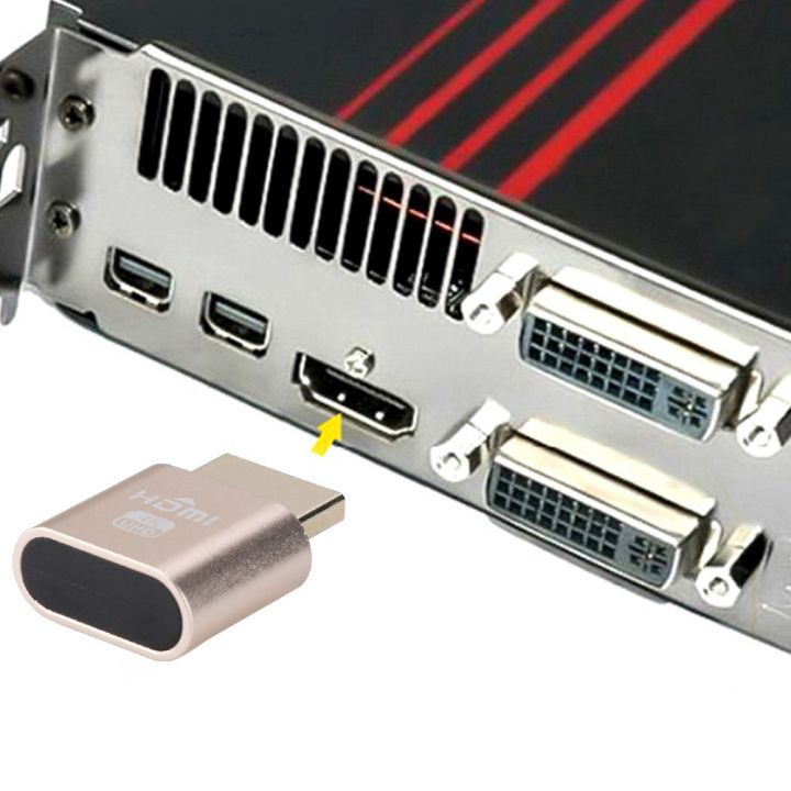 Graphics Card Spoof HDMI Fake Load VGA Analog Camouflage HD Lock Screen ...