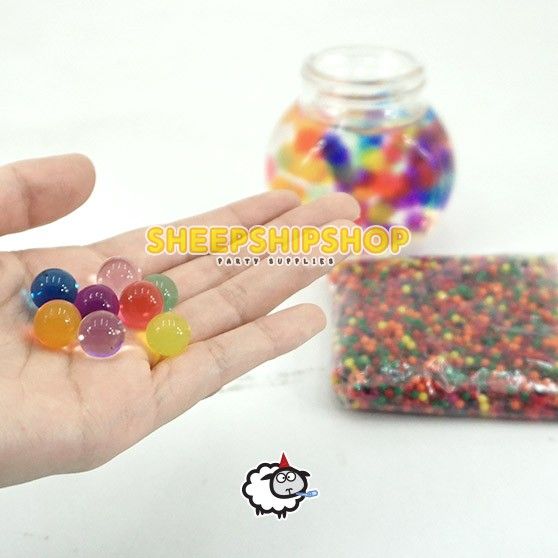 ECERAN WATER BEADS KECIL 100gram Crystal Orbeez / Magic Jelly Balls ...