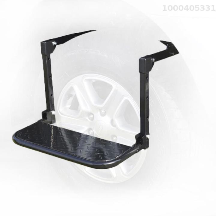 Heavy Duty Tire Step Foldable Car Ladder with Adjustable Height and ...