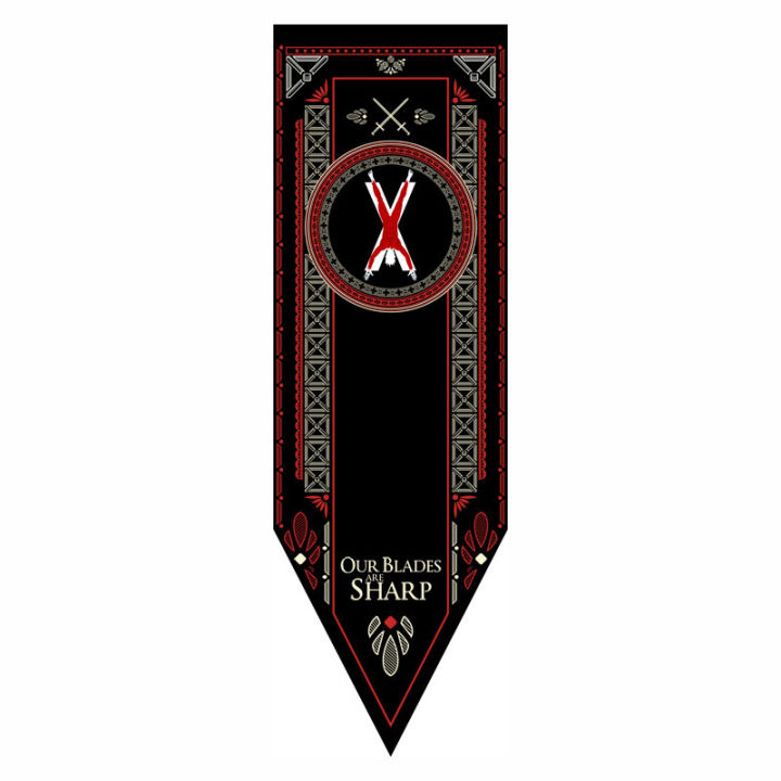 Got Thrones Of Game House Sigil Tournament Banner Flag Poster 60x19 ...