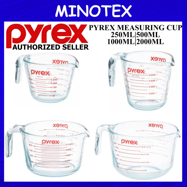 PYREX MEASURING CUP 250ML/500ML/1000ML/2000ML | Lazada