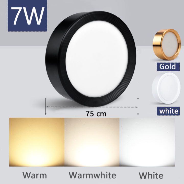 LED Pin light 175V-265V Surface Mounted led Ceiling Light 3W 5W 7W ...