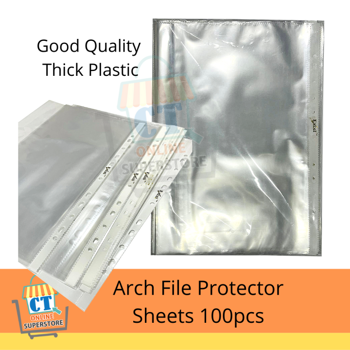 Arch File Folder Protector Sheets Clearsheets 100 sheets | Lazada PH