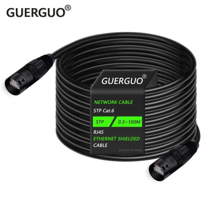 0.3M-100M Cat5/CAT6 Stage Ethernet Extension Shielded Cable Outdoor ...