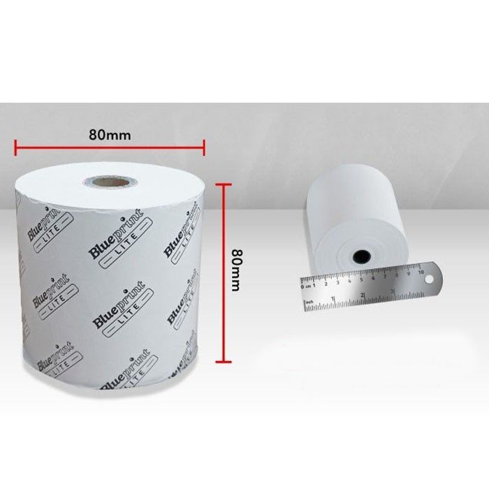 Kertas Termal Blueprint 80x80mm Struk EDC Lite Thermal Paper Roll ...