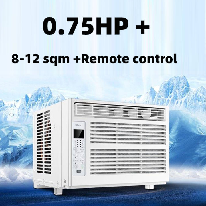 Air Conditioner Window Type with Remote Control 0.75 HP Air Cooler ...