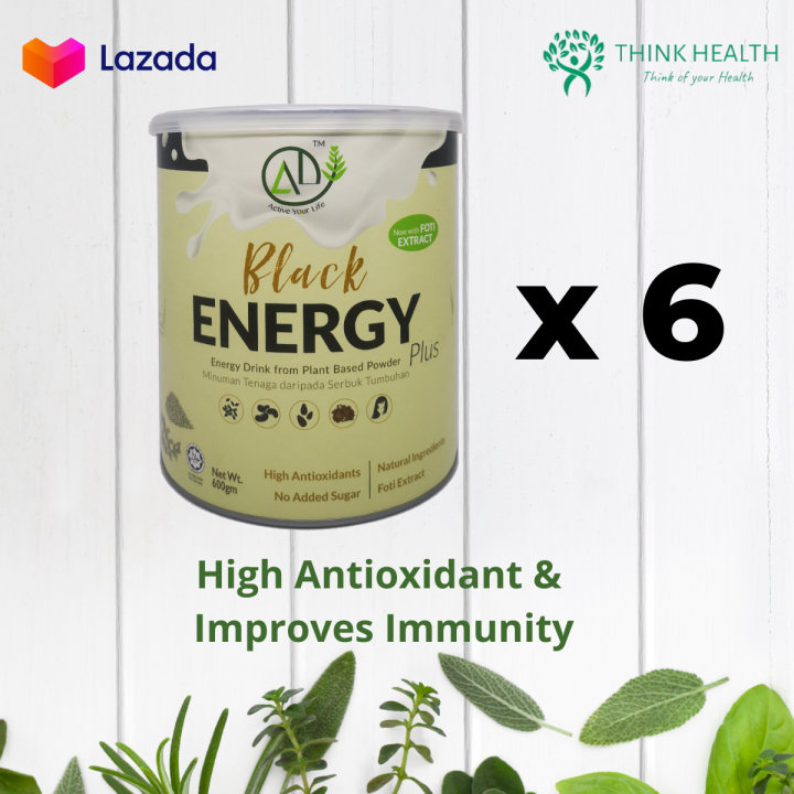 AL Black Energy Plus (Antioxidant & Immune System + Multivitamins) X 6 ...