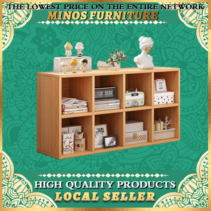 Minos Bookshelf Floor-Standing Storage Rack Sundry Display Cabinet ...