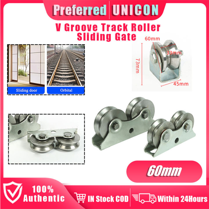 2.36inches V-Groove sliding door roller Steel Rail Pulleys Single/ Dual ...