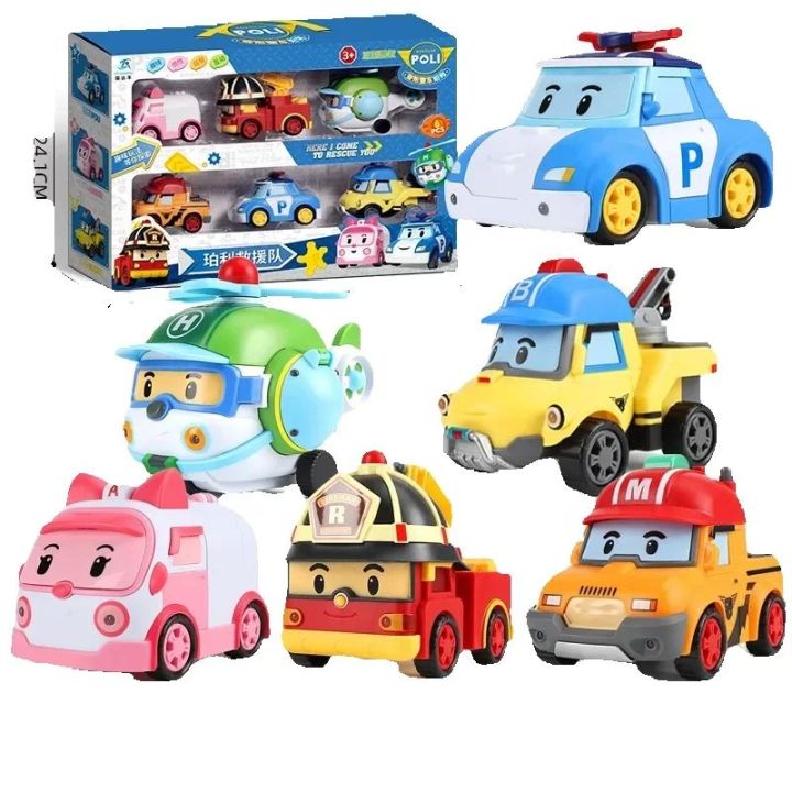 Original New Korea Toys Robocar Poli Transformation Robot Poli Amber ...