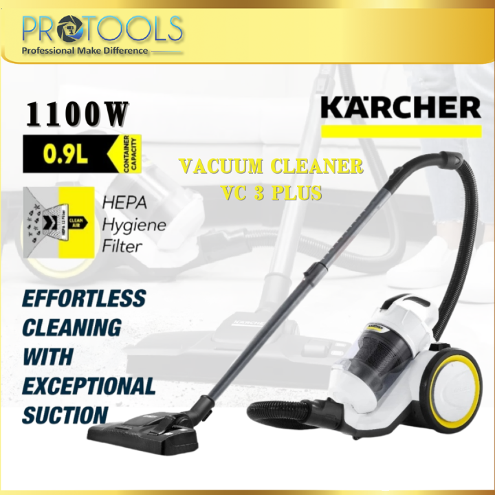 KARCHER VACUUM CLEANER | VC3 PLUS KARCHER DRY VACUUM CLEANER | BAGLESS MULTI-CYCLONE TECHNOLOGY ...