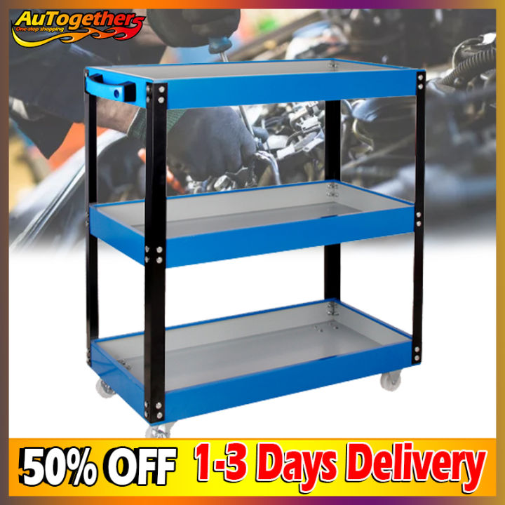 3 Leyer Tool Cart Trolley Heavy Duty Mechanical Workshop Tool Trolley ...