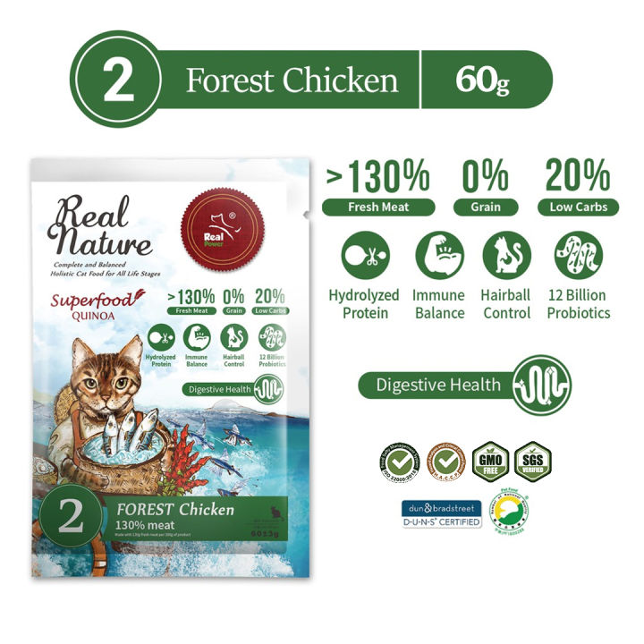 Real Power Pet Food Holistic Cat Food for All Life Stages – Superfood ...