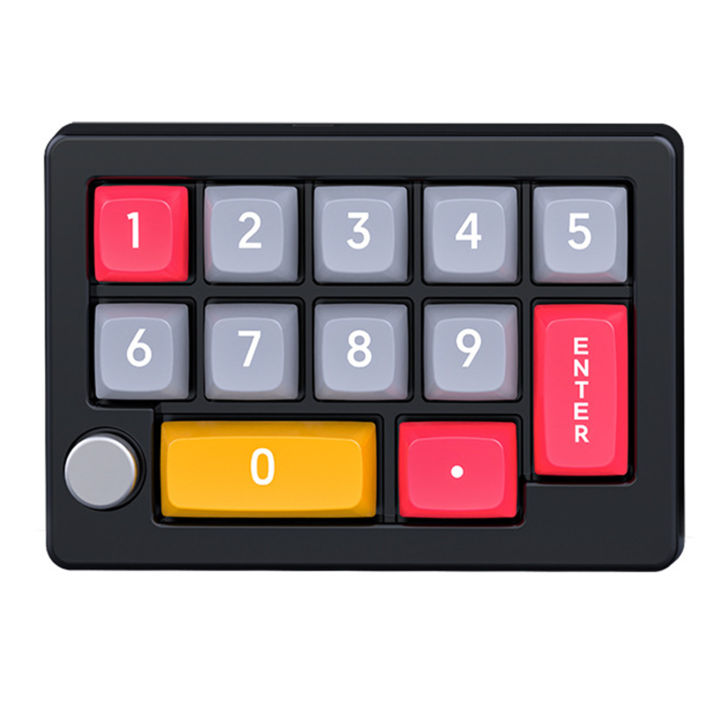 LM Number Keyboard Pc Keyboard 13-key Macro Programmable Wired Gaming ...