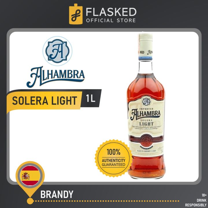 Alhambra Solera Light Brandy 1L | Lazada PH