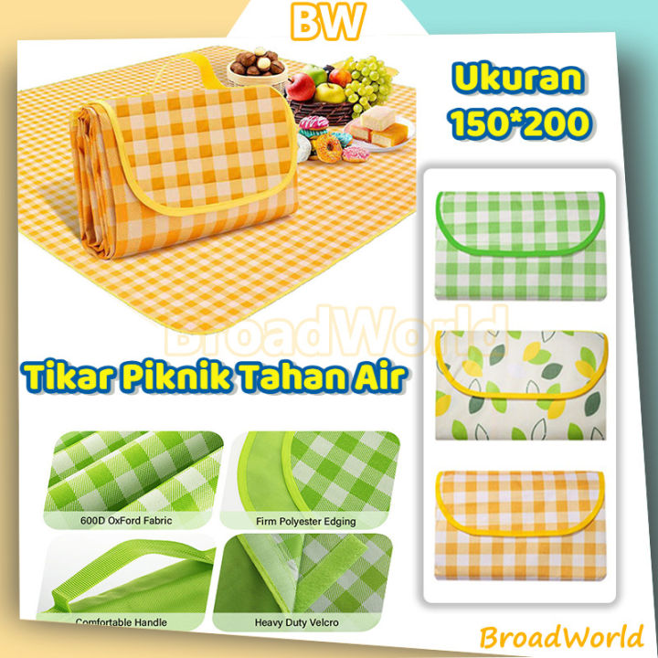 alas piknik tikar piknik outdoor/tikar lipat anti air alas camping ...