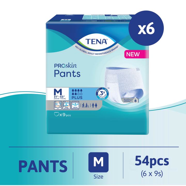 TENA Pants Plus M54/L48/XL48/XXL80 Adult Diaper | Lazada