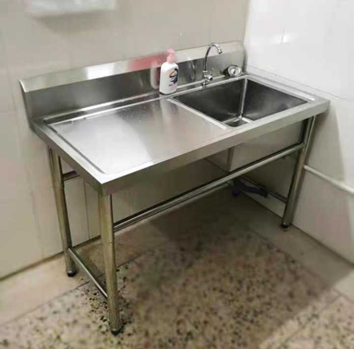 Stainless Steel Sink Kitchen with Stand and Table Top | Lazada