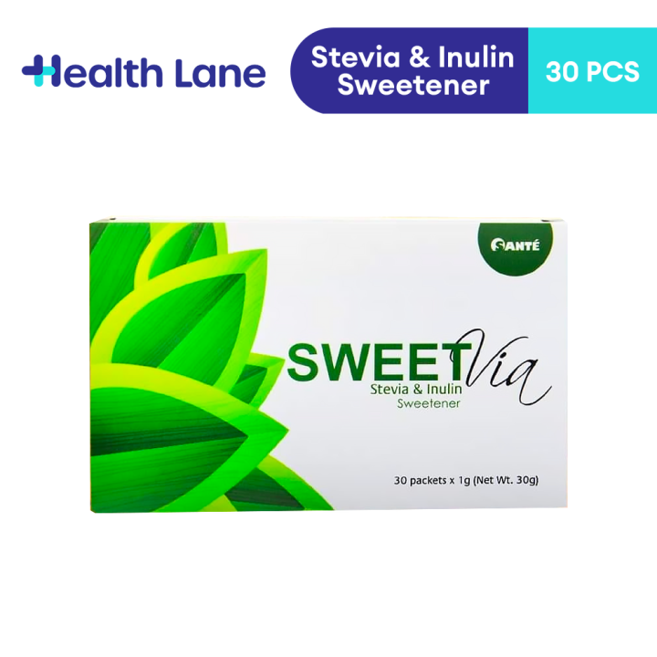 Sweet Via Inulin and Stevia , Stevia Sweetener, Healthy Alternative (30 ...