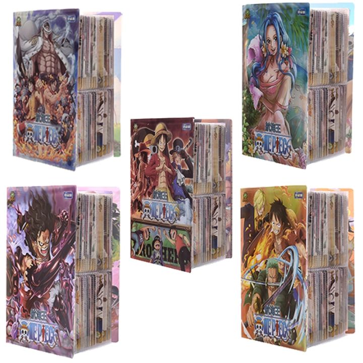 One Piece Card Album 20 Pages Holder Book 80/160PCS Collection Playing ...