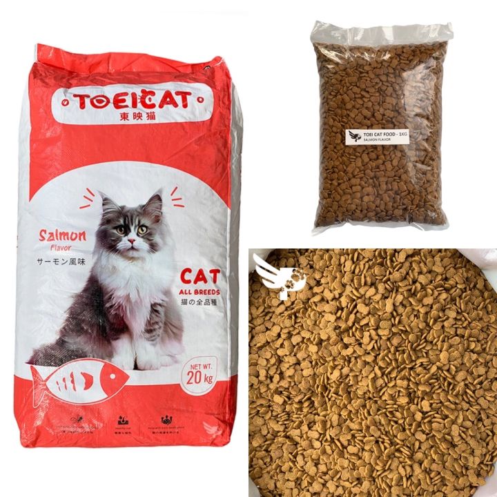 Toei Cat 1kg Repacked - Salmon Flavor - Cat Dry Food for All Breeds ...