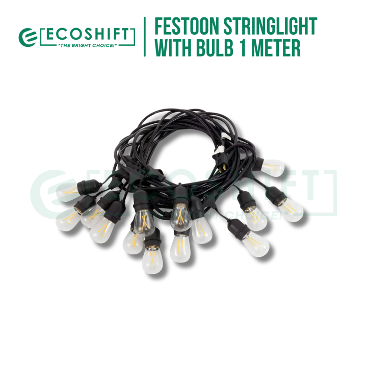 Ecoshift 1m & 10m Festoon String Light | Lazada PH