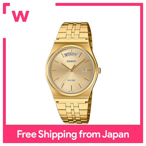[CASIO Standard Analog Quartz Men's Watch MTP-B146G-9AV Gold Overseas ...