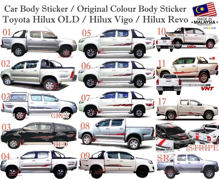 Toyota Hilux Vigo/Hilux Revo/Hilux 2.4cc/2.5cc/2.8cc/3.0cc Car Body ...