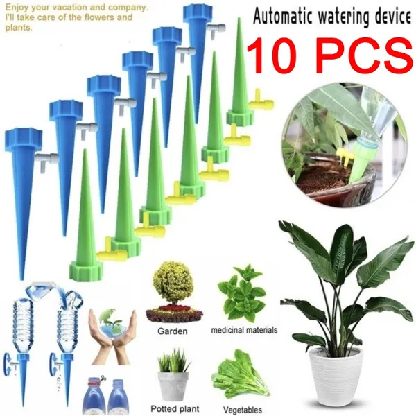 10pcs Automatic Watering Irrigation Spike Garden Plant Flower Drip ...
